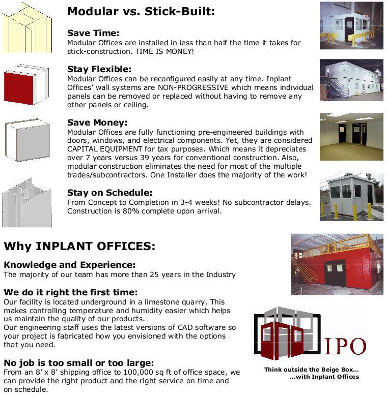 Inplant Modular Offices