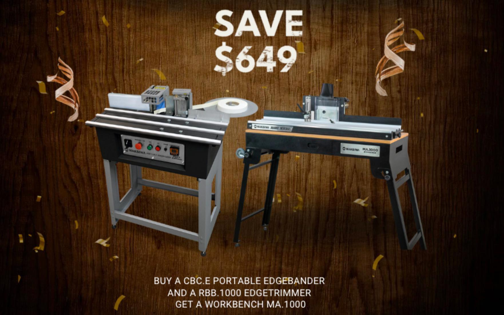 Maksiwa CBC.E Portable Edgebander 1 PHASE 110V