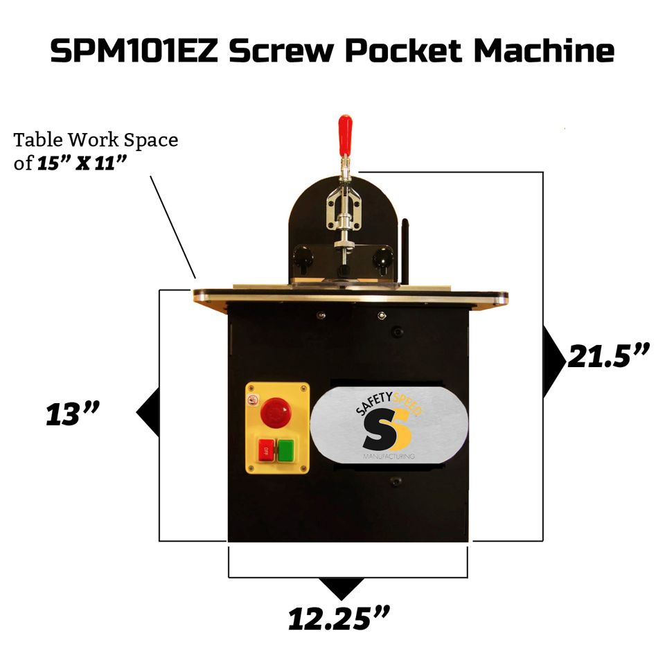Safety Speed Cut SPM301 Screw Pocket Machine