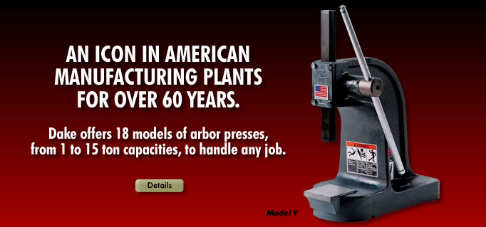 Dake Hydraulic Presses