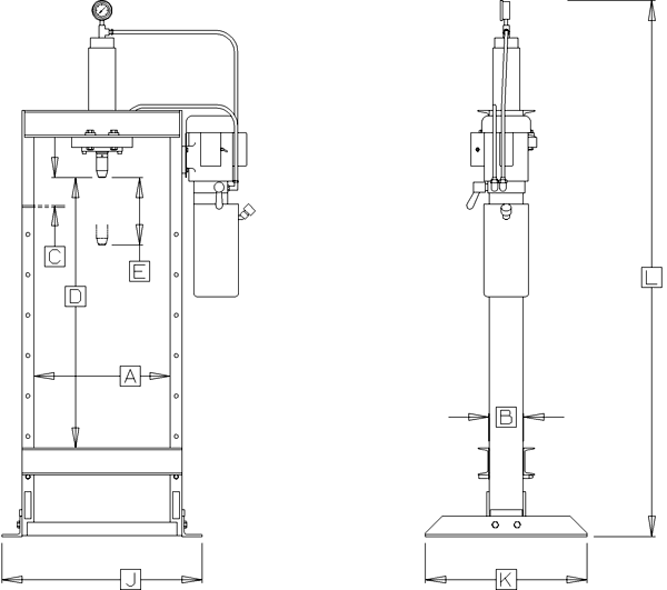 Dake Dura Press Single Phase