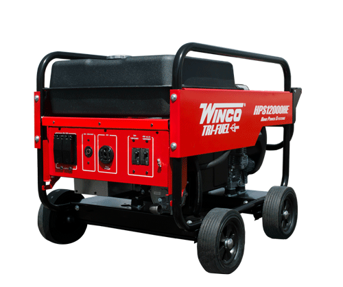 Winco HPS6000HE Tri-Fuel Portable Generator