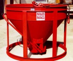 M and B Mag SSB-30 Standard Upright Steel Concrete Buckets
