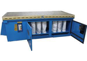 Baileigh, and Denray Wood Sanding Down Draft Tables