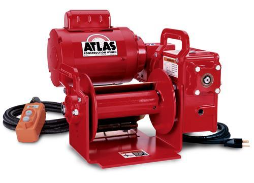 Series 4WP2 Atlas Worm Gear Portable Power Winch