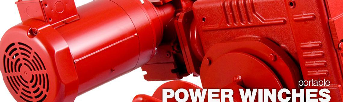 Series 4WP2 Atlas Worm Gear Portable Power Winch